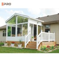 China Victorian Heatproof Curved Glass Sunrooms 6063t5 Prefabricated for sale