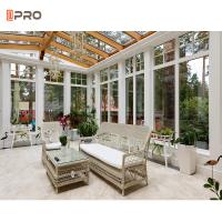 China Victorian Heatproof Curved Glass Sunrooms 6063t5 Prefabricated for sale