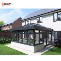 China Curved Glass 6063 T5 Pre Built Sunrooms Garden Aluminium Profile Solarium for sale