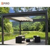 China Conopy Modern Aluminum Pergola 6M Retractable Awning Motorized for sale