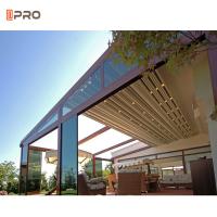 China Sun Shade Patio Aluminum Pergola Ceiling Bracket Retractable Awning for sale