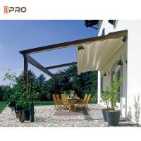 China Sun Shade Patio Aluminum Pergola Ceiling Bracket Retractable Awning for sale