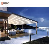 China Apro Motor Canopy Roof Aluminum Roof Awning Retractable for sale