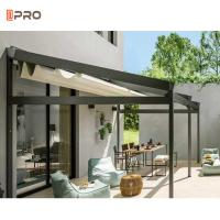 China Flexible Outdoor Patio Retractable Aluminum House Awnings Modern Motorized for sale
