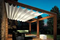 China European Style Retractable Pergola Awning Modern Aluminum for sale