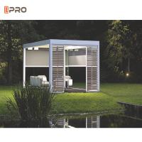 China Outdoor Sunsetter Modern Aluminum Pergola Canopy Waterproof Wind Resistance for sale
