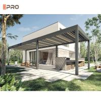 China Customized Aluminium Motorized Outdoor Louver Pergola Rodent Proof for sale