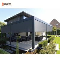 China Outdoor Sunsetter Modern Aluminum Pergola Canopy Waterproof Wind Resistance for sale