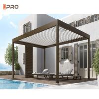 China Aluminum Customized Arches Arbours Pergola Modern Garden Waterproof pergola for sale