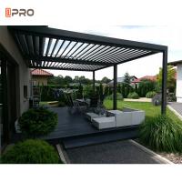 China Aluminum Customized Arches Arbours Pergola Modern Garden Waterproof pergola for sale