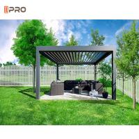 China Aluminum Customized Arches Arbours Pergola Modern Garden Waterproof pergola for sale