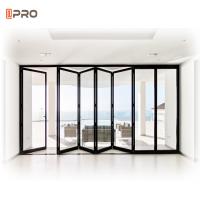 China Gazebo Glass Aluminum Folding Doors For Outdoor Landscape for sale
