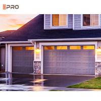 China 16X7 18X8 Clear Roll Up Side Sliding Garage Doors Commercial Plexiglass Fiberglass for sale