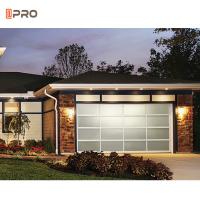 China Overhead Aluminum Garage Door Heavy Duty Double Car Steel Sectional Single Skin Flexible Door for sale