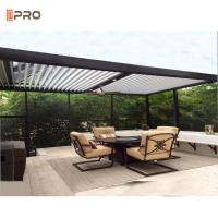 China Patio Motorized Garden Outdoor Aluminum Pergola 3x3m Framed for sale