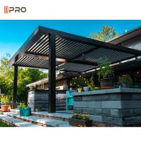China Metal Profile Aluminium Pour Pergola White Louvre Eco Friendly for sale