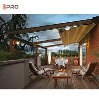 China Customized Retractable Pergola Gazebo Courtyard Sunshade for sale