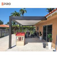China Awning Aluminum Louvered Gazebo Aluminum Pergola White Roof for sale