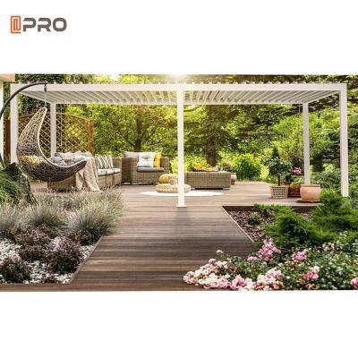 China Eco Grey Glass Modern Aluminum Pergola 3x3m Customized for sale
