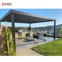 China Hotel Aluminum Bioclimatic Pergola Plastic Brackets Iron Motorized for sale