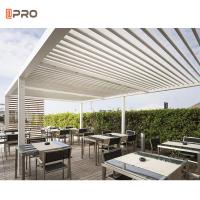 China 3x6m Modern Aluminum Pergola Backyard Patio Louvered Roof for sale