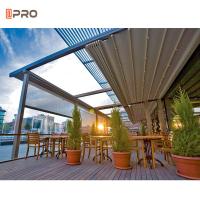China Awning Roof System Modern Aluminum Pergola Contemporary For Garden for sale