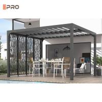 China Customized Restaurant Modern Aluminum Pergola White American Style for sale
