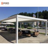 China Customized Restaurant Modern Aluminum Pergola White American Style for sale