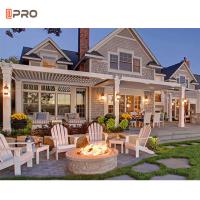 China Customized Restaurant Modern Aluminum Pergola White American Style for sale