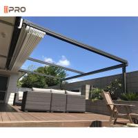 China Water Resistant UV Rays Retractable Sun Shade For Pergola for sale