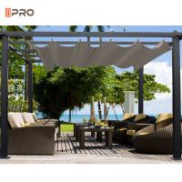 China Electric Side Restaurant Modern Aluminum Pergola Eco Friendly for sale