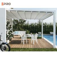 China Easy Install Outdoor Powder Coated Aluminum Pergola Retractable Side Ceiling Bracket for sale