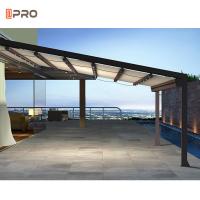 China Easy Install Outdoor Powder Coated Aluminum Pergola Retractable Side Ceiling Bracket for sale