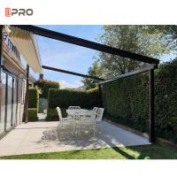 China Rainproof Modern Aluminum Pergola Patio Gazebo Free Standing Remote Control for sale