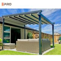 China Automatic Retractable Canopy Pergola Easily Assembled Customized Size for sale