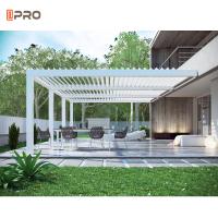 China Patio Modern Aluminum Pergola Intelligence Bioclimatic Motorized Metal 4*3 for sale