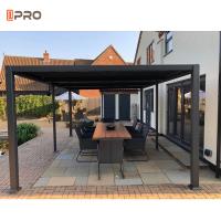 China Garden Canopy Waterproof Bioclimatic Pergola Metal Aluminum Awning for sale
