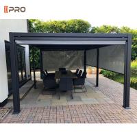 China Garden Canopy Waterproof Bioclimatic Pergola Metal Aluminum Awning for sale