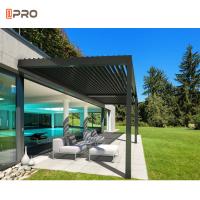 China Weather Resistant Modern Aluminum Pergola Adjustable Outdoor Gazebo Kits for sale
