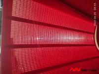 China Flat Type Drilling Shale Shaker Screen Anti Abrasion Urethane for sale