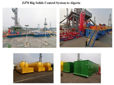 China ZJ70 Drilling Rig Mud Recycling Solids Control System For Overseas Site for sale