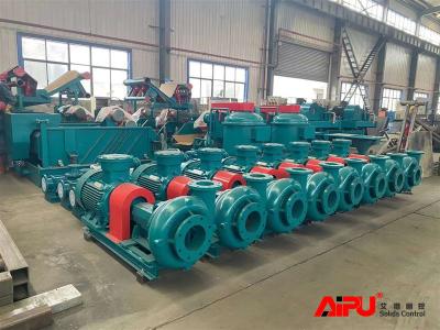 China Horizontal Solids Control Centrifugal Pump APSB8x6 For Desilter for sale