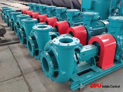 China Solids Control Feeding Centrifugal Pump APSB8x6 - 55Kw For Mud Cleaner for sale
