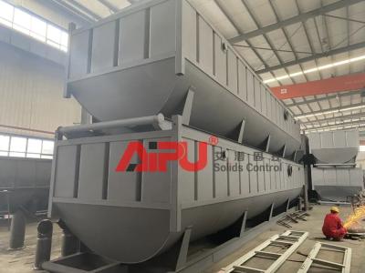 China Steel Mud Tank Solids Control System Bottom Bevels 380V for sale