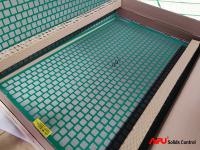 China API Hook Strip Flat Shale Shaker Screen 100 Mesh 1053 X 697mm for sale