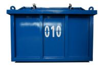 China Offshore Platform 1100kg 1500kg Mud Skip Waste Management for sale