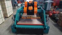 China Single Deck Wedge Type Drilling Mud Shaker With 3 Panel Screens for sale