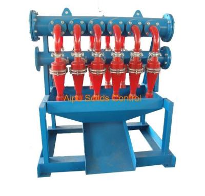 China Compact Oil Drilling Mud Hydrocyclone Desilter Cleaner for sale