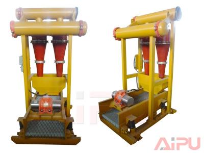 China HDD Drilling Mud Cleaner Spiral Separator Desander for sale