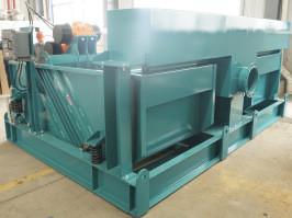 China Single Deck Wedge Type Drilling Mud Shaker With 3 Panel Screens for sale
